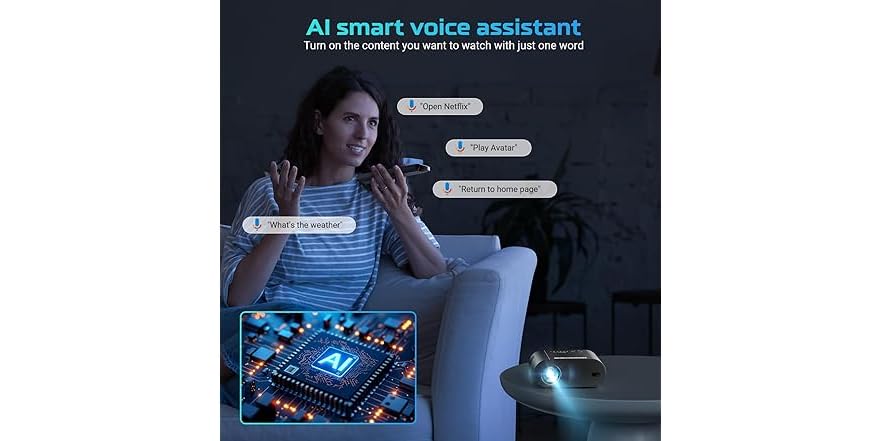 GooDee GD500PLUS 4K UHD Smart Projector