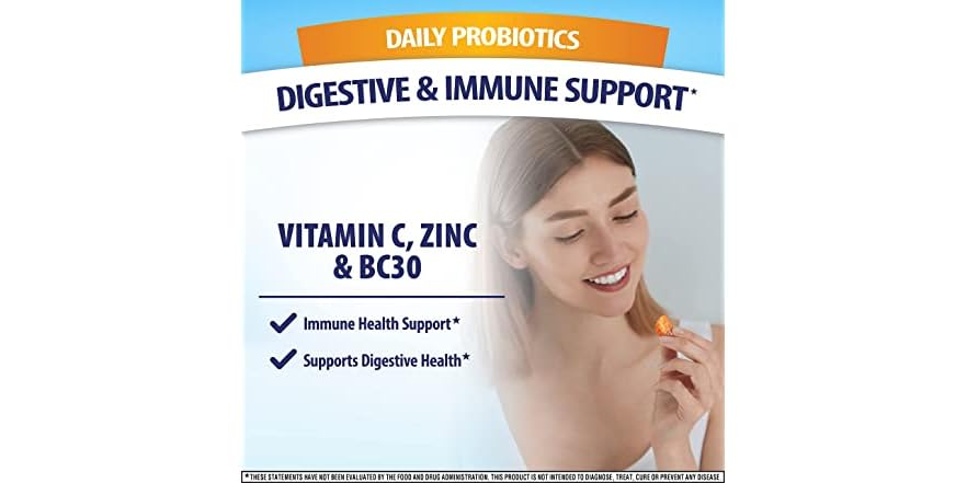 Daily Probiotic & Vitamin C 250mg 4 Pack
