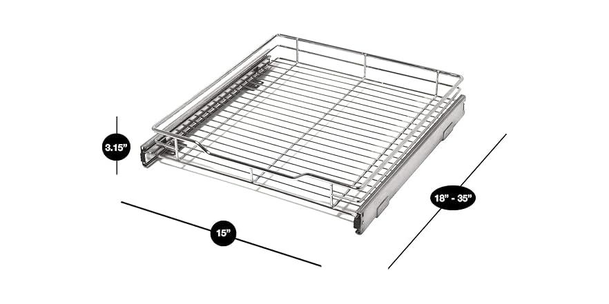 Smart Design Pull Out Shelf - Medium