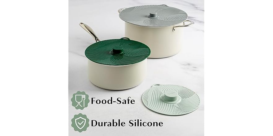 Goodful Universal Silicone Lids for Pots and Pans