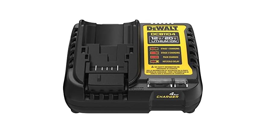 DEWALT DCB1104 12V/20V MAX 4 Amp BATTERY CHARGER (Open Box)