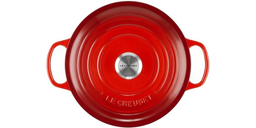 LE CRUSET LE CRUSET SIG 5.5 RED Le Creuset Enameled Cast I (Open Box)