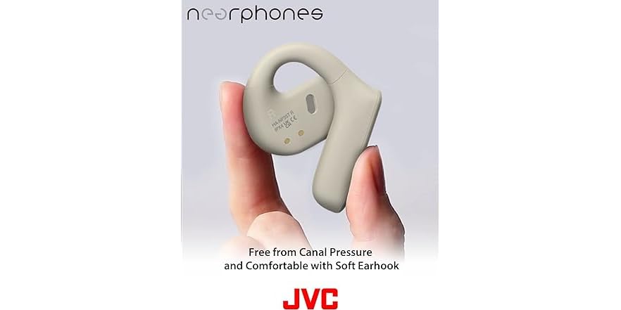 (NEW) JVC Nearphones Open Ear True Wireless Earbuds