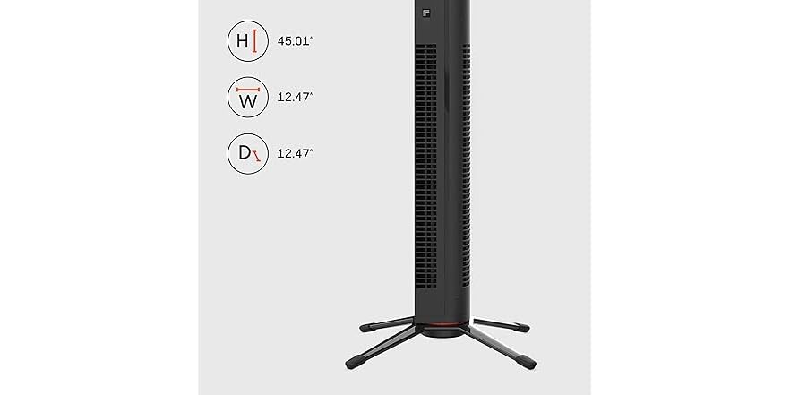 Sharper Image AXIS 42 Airbar Tower Fan