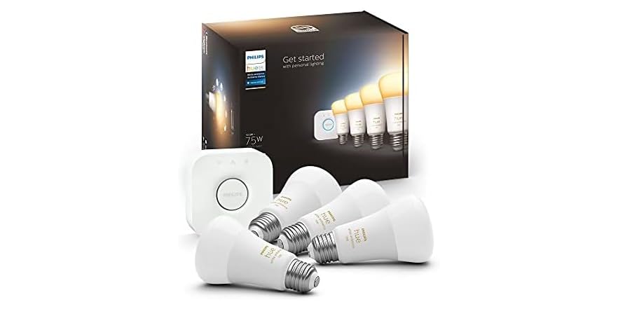 Philips Hue Smart Light Starter Kit 75W