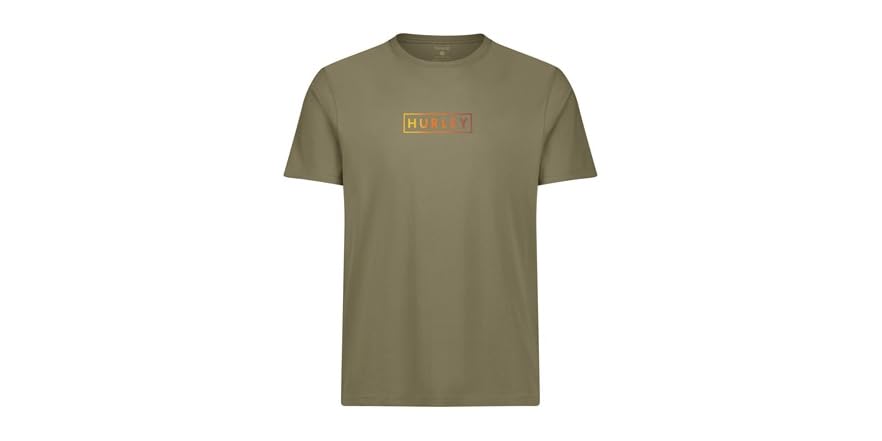 HURLEY Men's Boxed Logo Graphic Tee