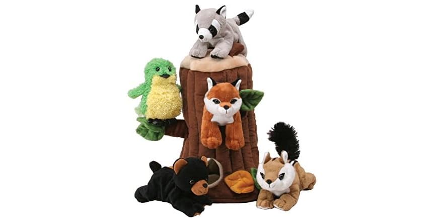 Unipak Plush Treehouse with Animals - Five (5)