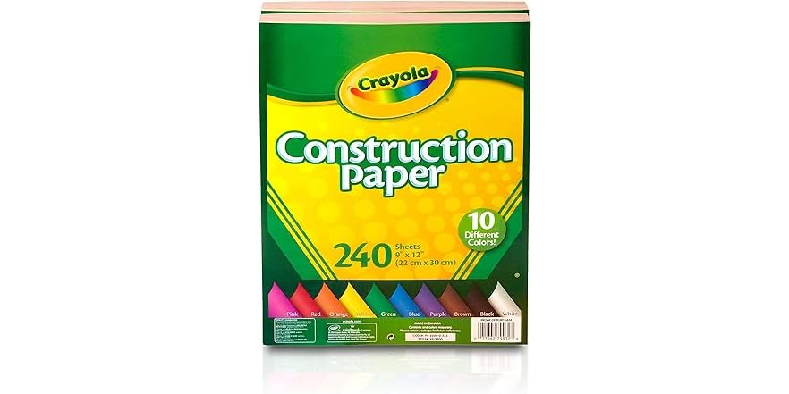 Crayola Construction Paper 480ct