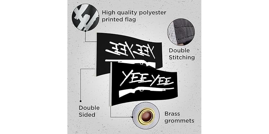 Yee Yee 3'x'5' Shotgun Flag