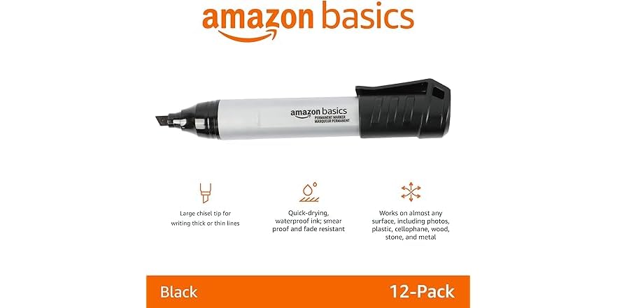 Amazon Basics Permanent Markers