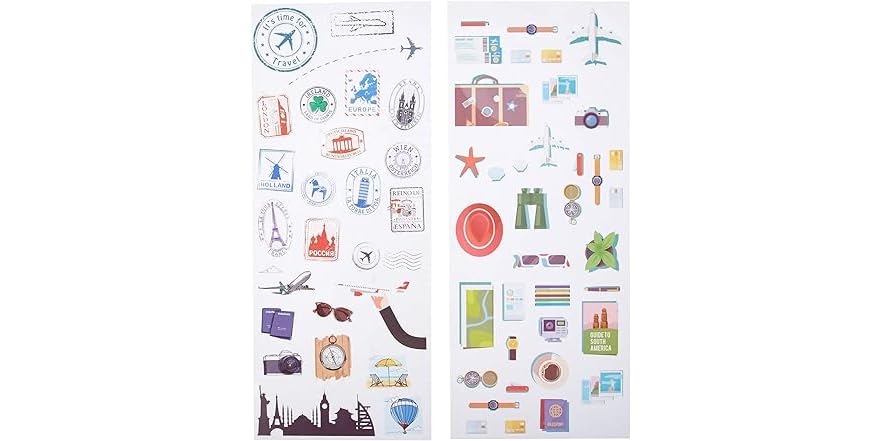 Zink Colorful and Decorative Sticker Sets