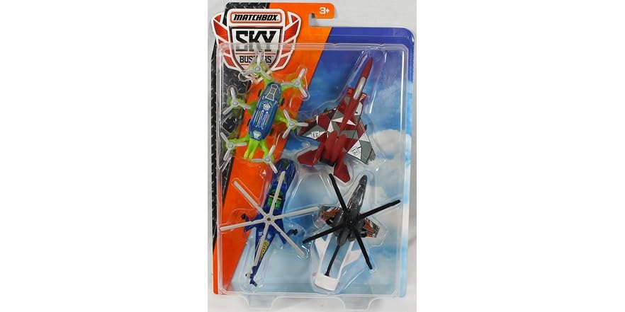 Matchbox Sky Busters Airplane 4-Pack