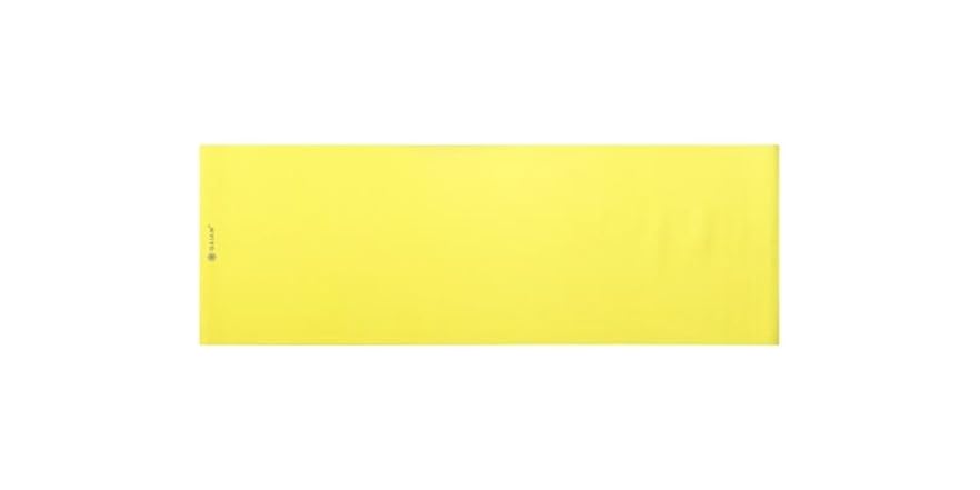 68-inch Wrapped Yellow Yoga Mat, 3mm
