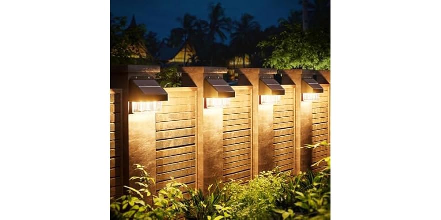 (4 & 6 Pack) AOSEA High Bright Solar Lights