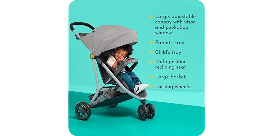 Stroll On 3-Wheel 2-in-1 Travel System