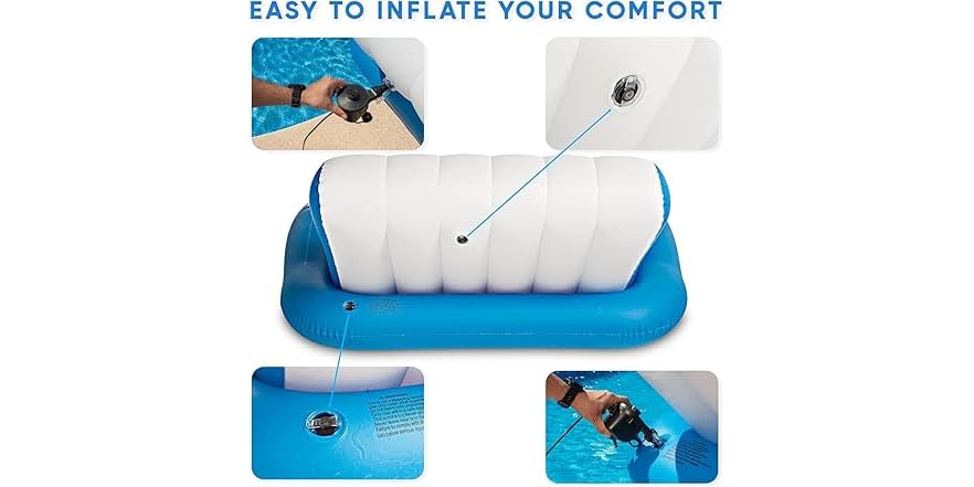 Inflatable Pool Recliner Duo Float