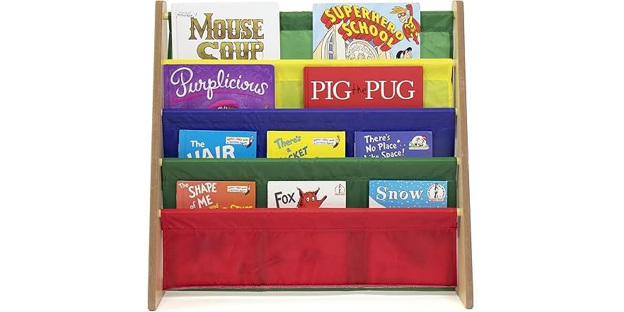 Humble Crew Kids Book Bookshelf, 4 Tiers