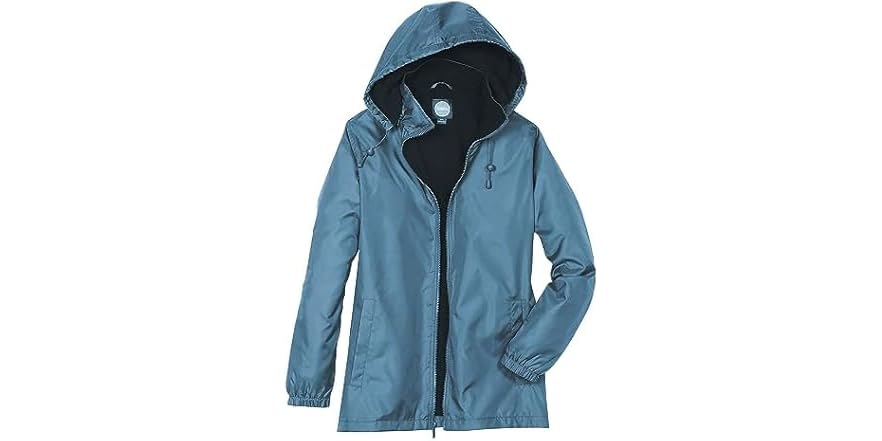 totes Women's Rain Jacket Hood