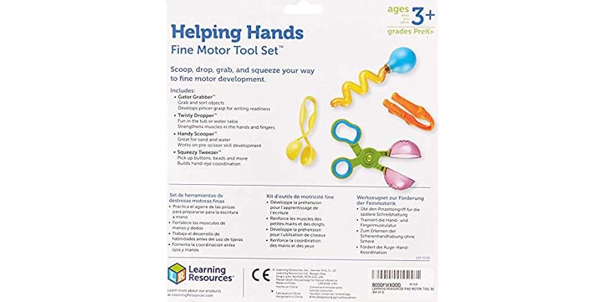 LEARNING RESOURCES FINE MOTOR TOOL SET