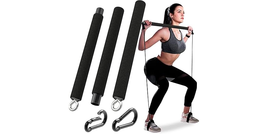 Portable Adjustable Resistance Band Bar