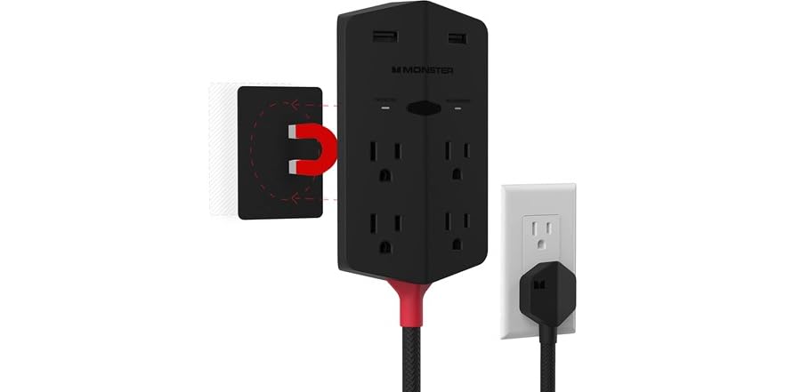 (NEW) Monster Power Shield XL 540J Surge Protector