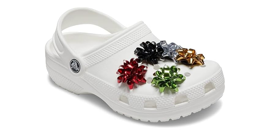 Crocs 5-Pack Holiday Bows Shoe Charms