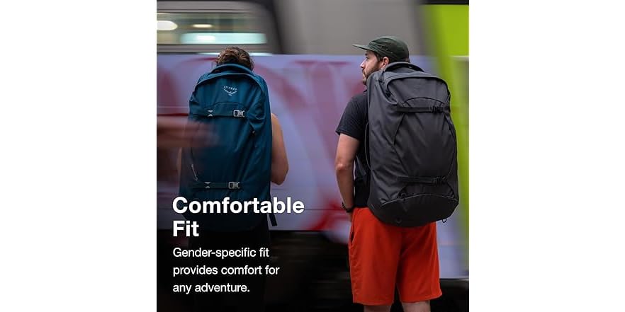 Osprey Farpoint 55L Men's Travel Backpack, Tunnel Vision Gre (Open Box)