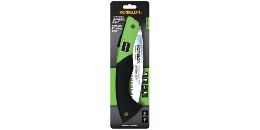 Komelon Speed Cut Folding Curved Pruning Saw 7"