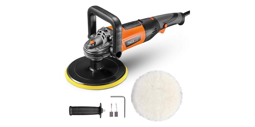 7-inch Buffer Polisher, 6 Speeds 1500~3500 RPM