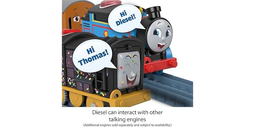 Motorized Toy Train Talking Diesel Engine