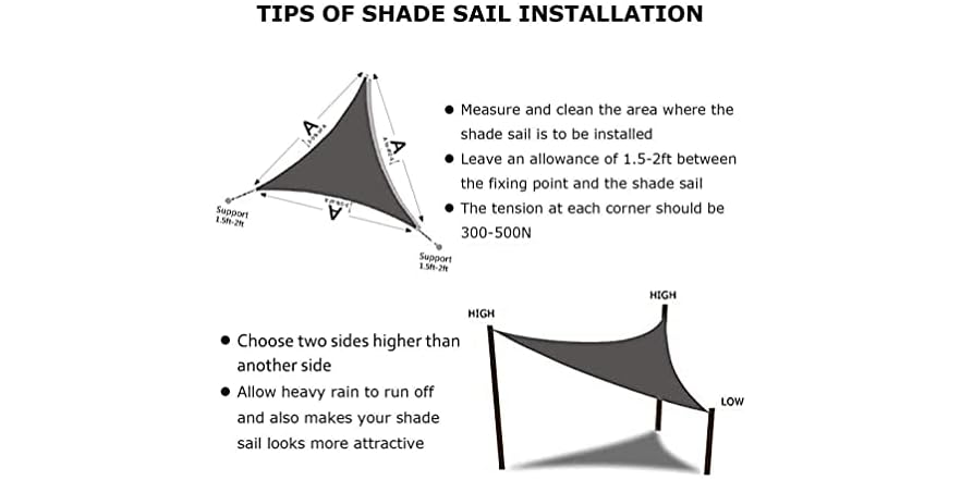 Artpuch Triangle Sun Shade