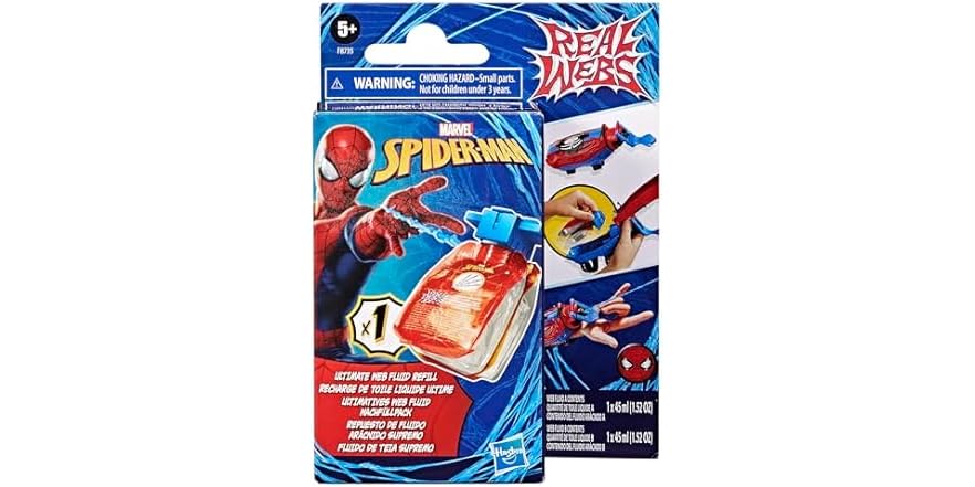 Hasbro Marvel Spider-Man Real Webs Ultimate Web Fluid
