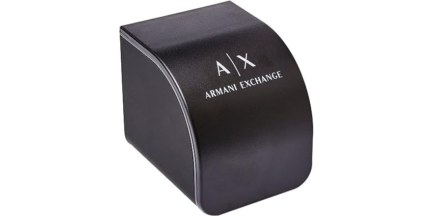 AX ARMANI EXCHANGE Men's Leather Watch,