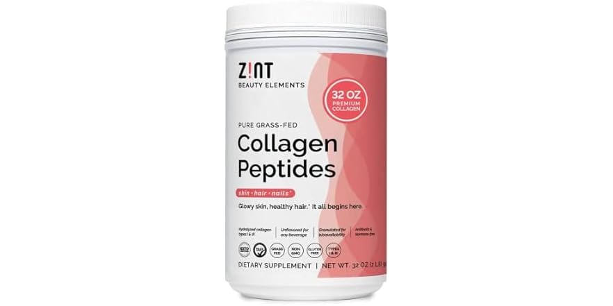 Zint Collagen Peptides Powder (32 oz)