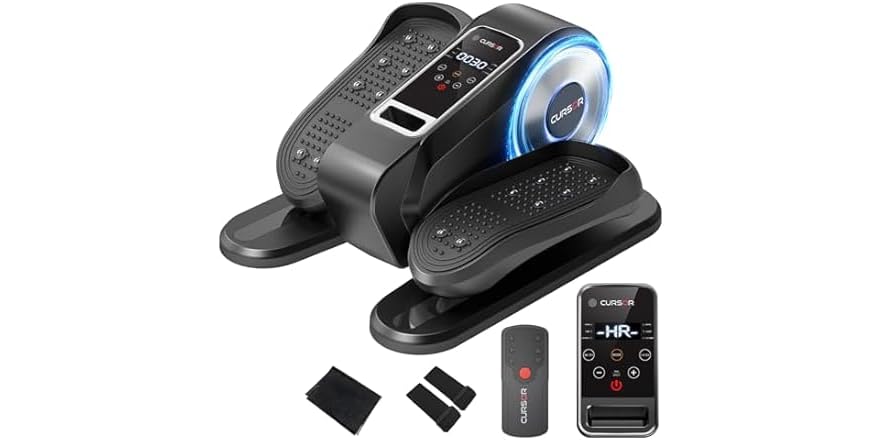CURSOR FITNESS BC990325070011 Under Desk Elliptical Machine (Open Box)