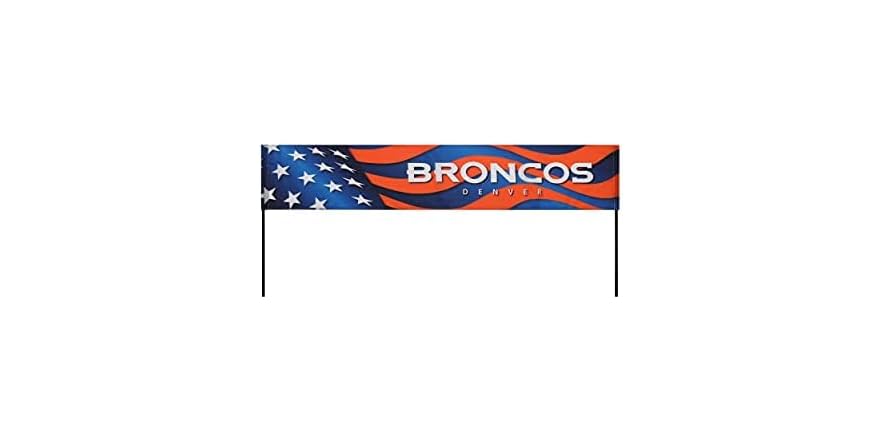BRONCOS NFL Lawn Banner