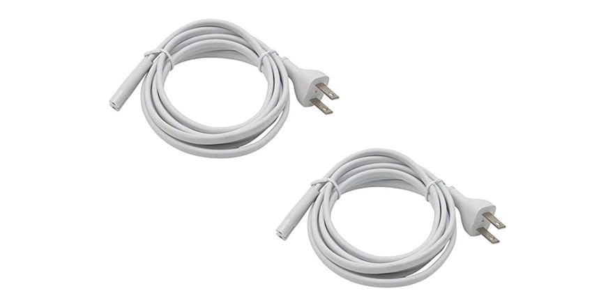 Apple OEM AC Power Cord Cable (2-Pack)