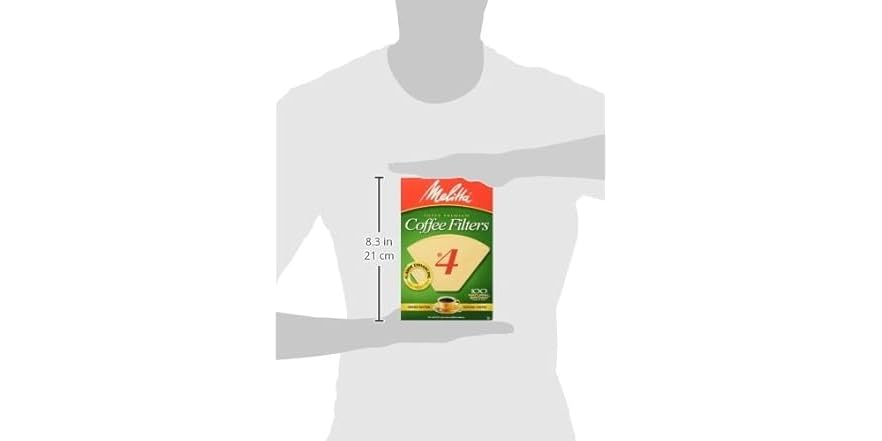 Melitta #4 Cone Coffee Filters