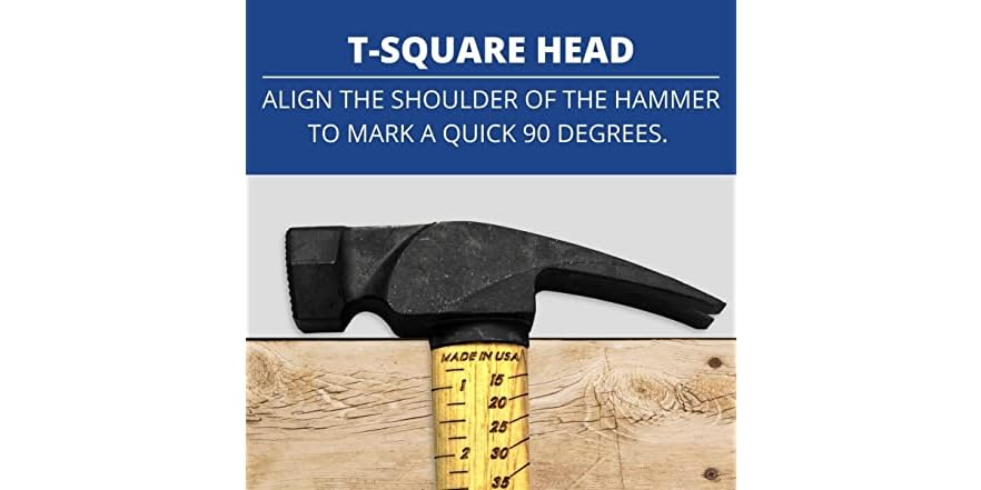 Boss Hammer 18 oz. Hickory Handle