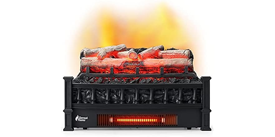 TURBRO Eternal Flame Infrared Electric Fireplace (Open Box)