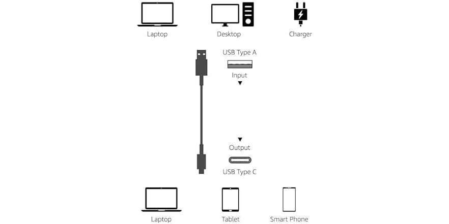 AmazonBasics USB-C to USB-A 2.0 Fast Charger Cable