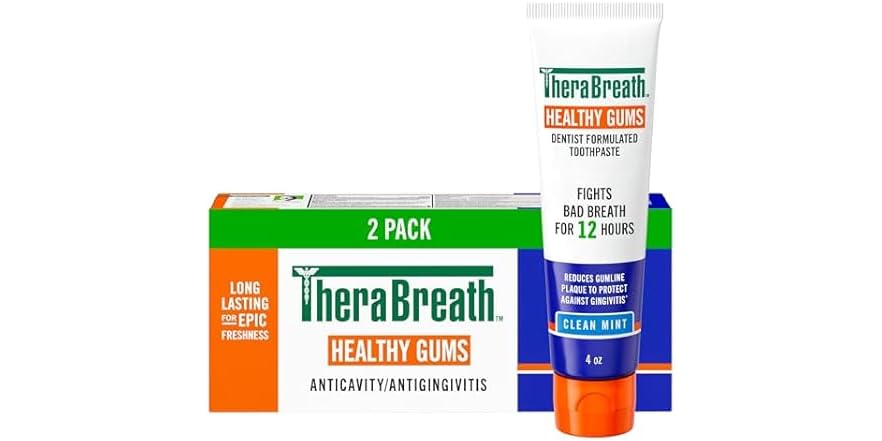 TheraBreath TheraBreath Gums Toothpaste, 4oz, 2pk