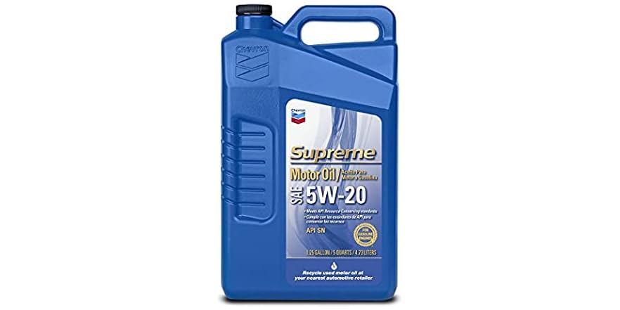 Chevron Supreme 5W-20 Motor Oil, 3-pack