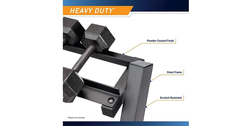 Marcy 3-Tier Dumbbell Rack