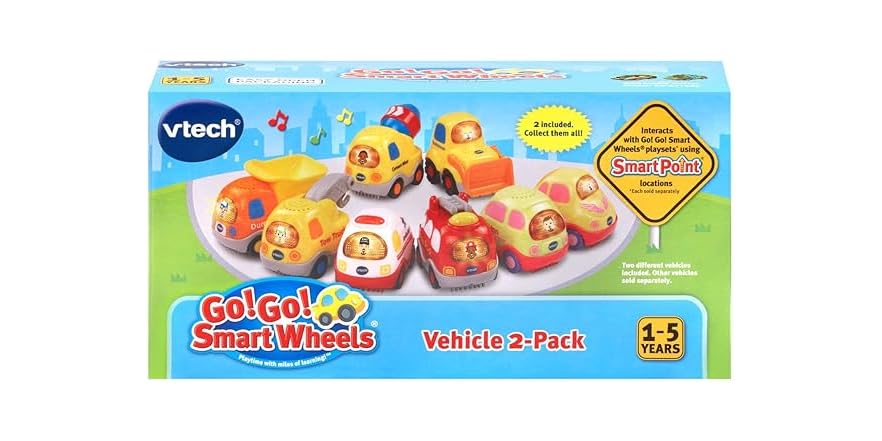 VTech Go! Go! Smart Wheels Cool Vehicles 2-Pack