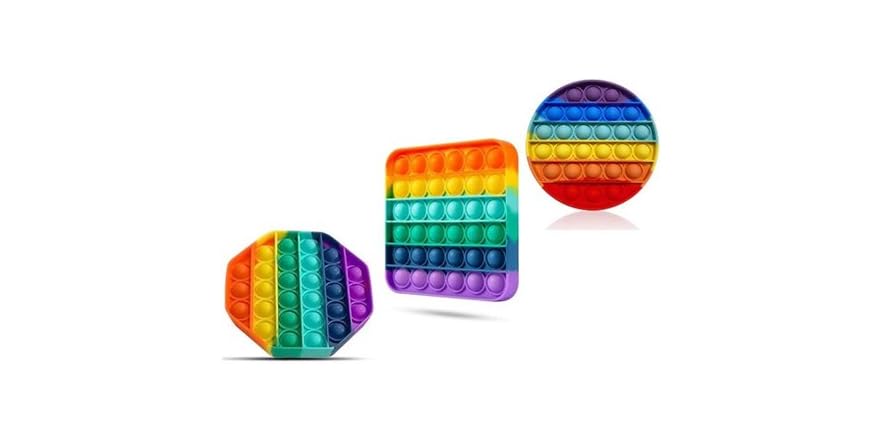 Silicone Fidget Toy - 3PK, Shapes
