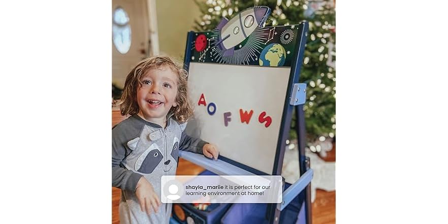Space Adventures Wooden Activity Easel