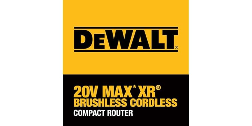 DeWALT DCW600B 20V MAX XR Brushless Router