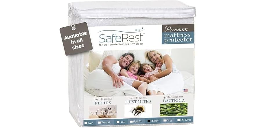 SafeRest Waterproof Mattress Protector