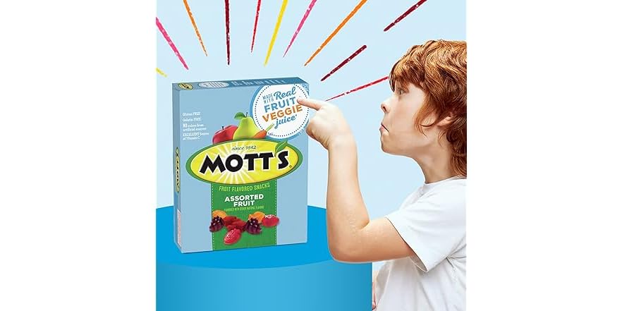 Mott's Fruit Flavored Snacks, Assorted Fruit
